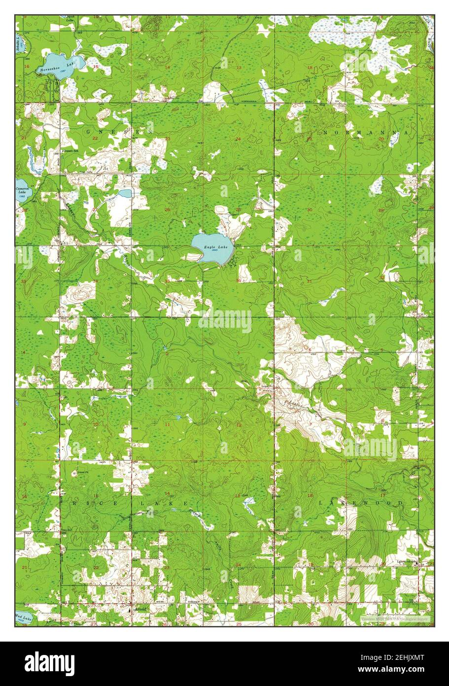 Arnold, Minnesota, map 1953, 1:24000, United States of America by ...