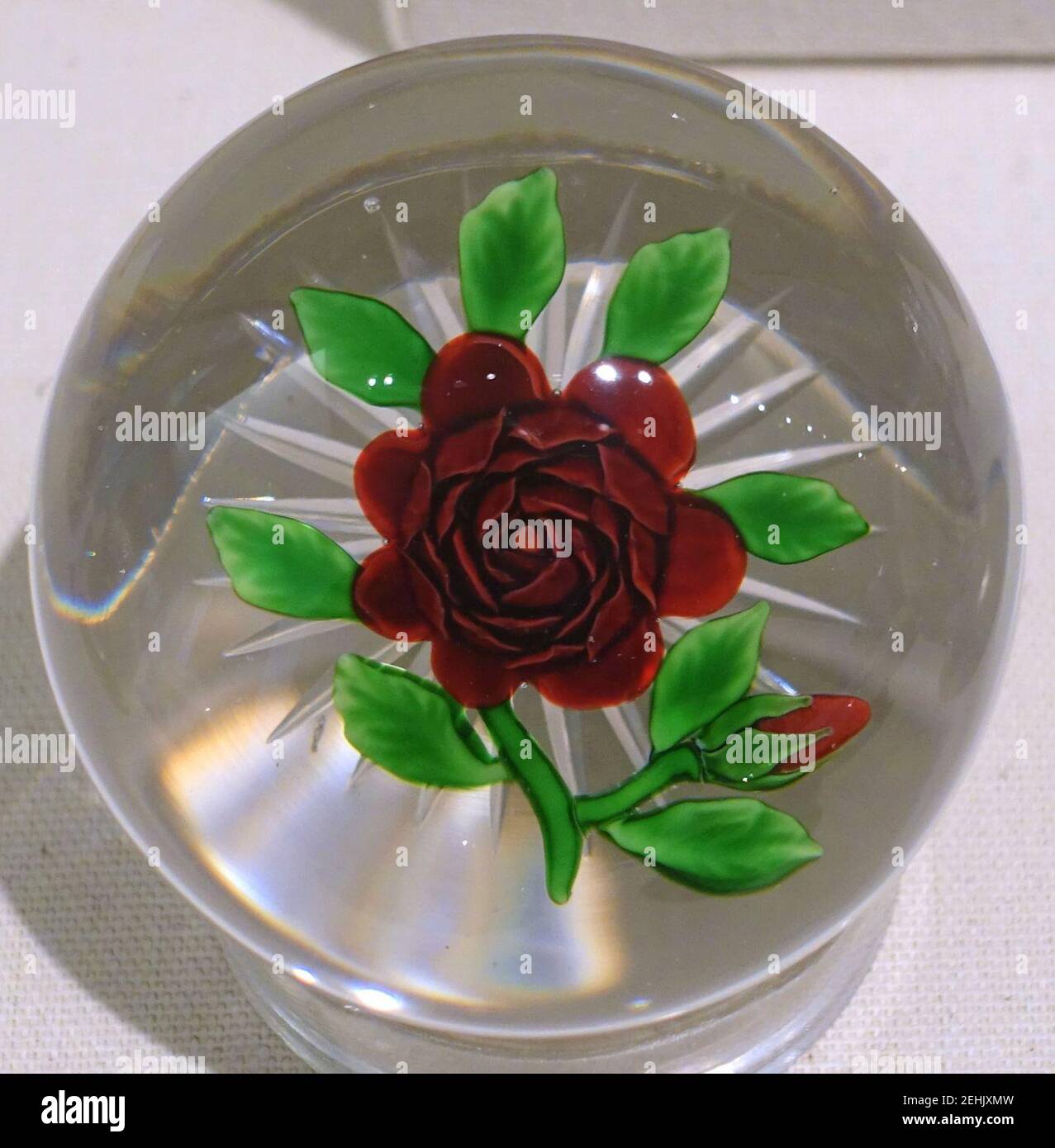 Paperweight by Cristallerie de Baccarat, France, c. 1850, glass Stock ...