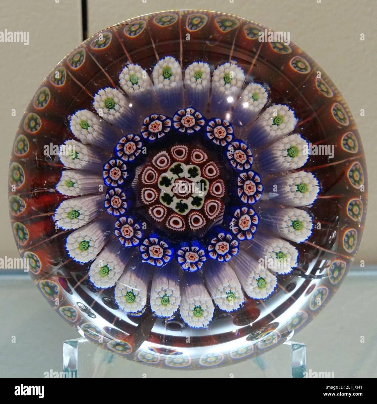 Paperweight by Cristallerie de Baccarat, France, c. 1850, glass Stock ...