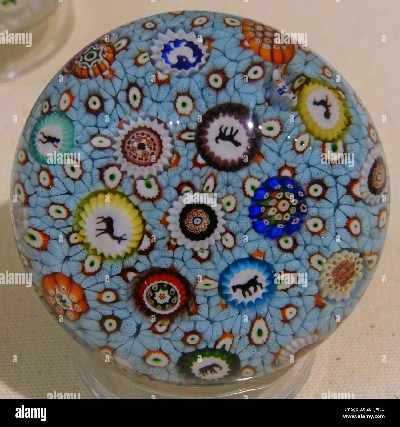 Paperweight by Cristallerie de Baccarat, France, c. 1850, glass Stock ...