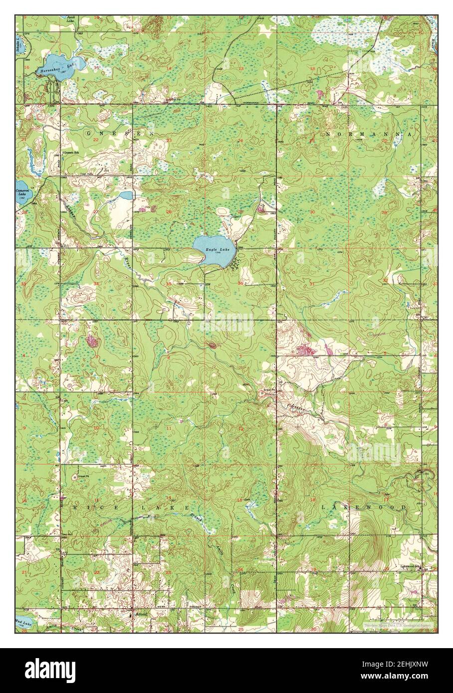 Arnold, Minnesota, map 1953, 1:24000, United States of America by ...