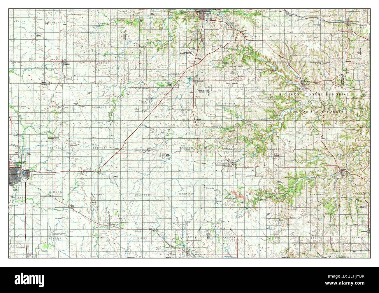 Old map of austin Cut Out Stock Images & Pictures - Alamy