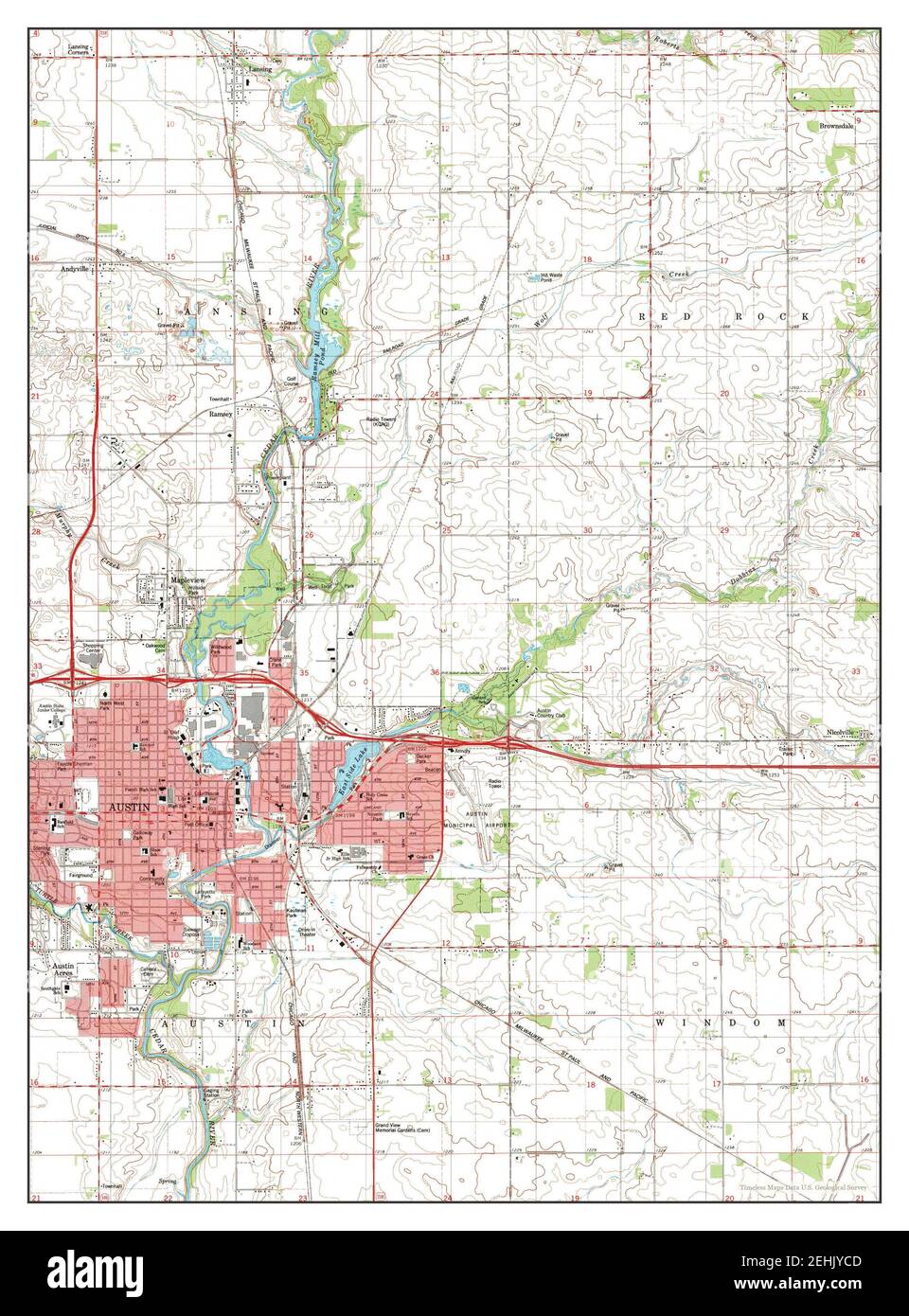 Old map of austin Cut Out Stock Images & Pictures - Alamy