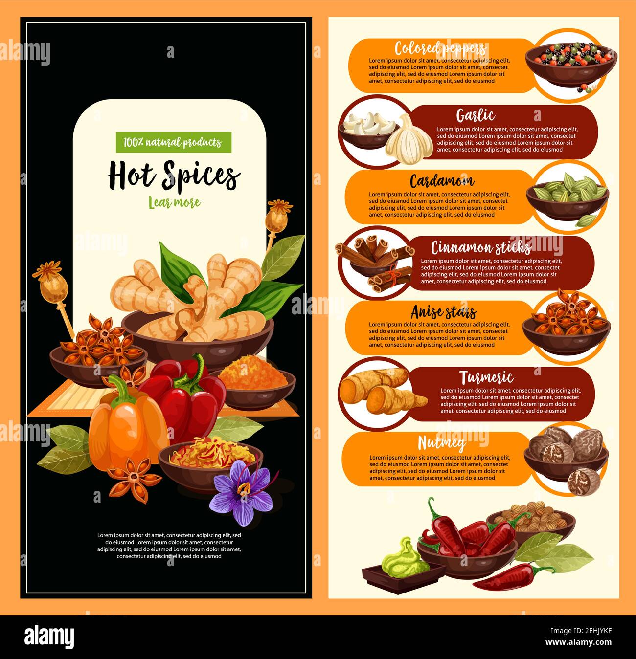 Indian spice shop Stock Vector Images - Alamy