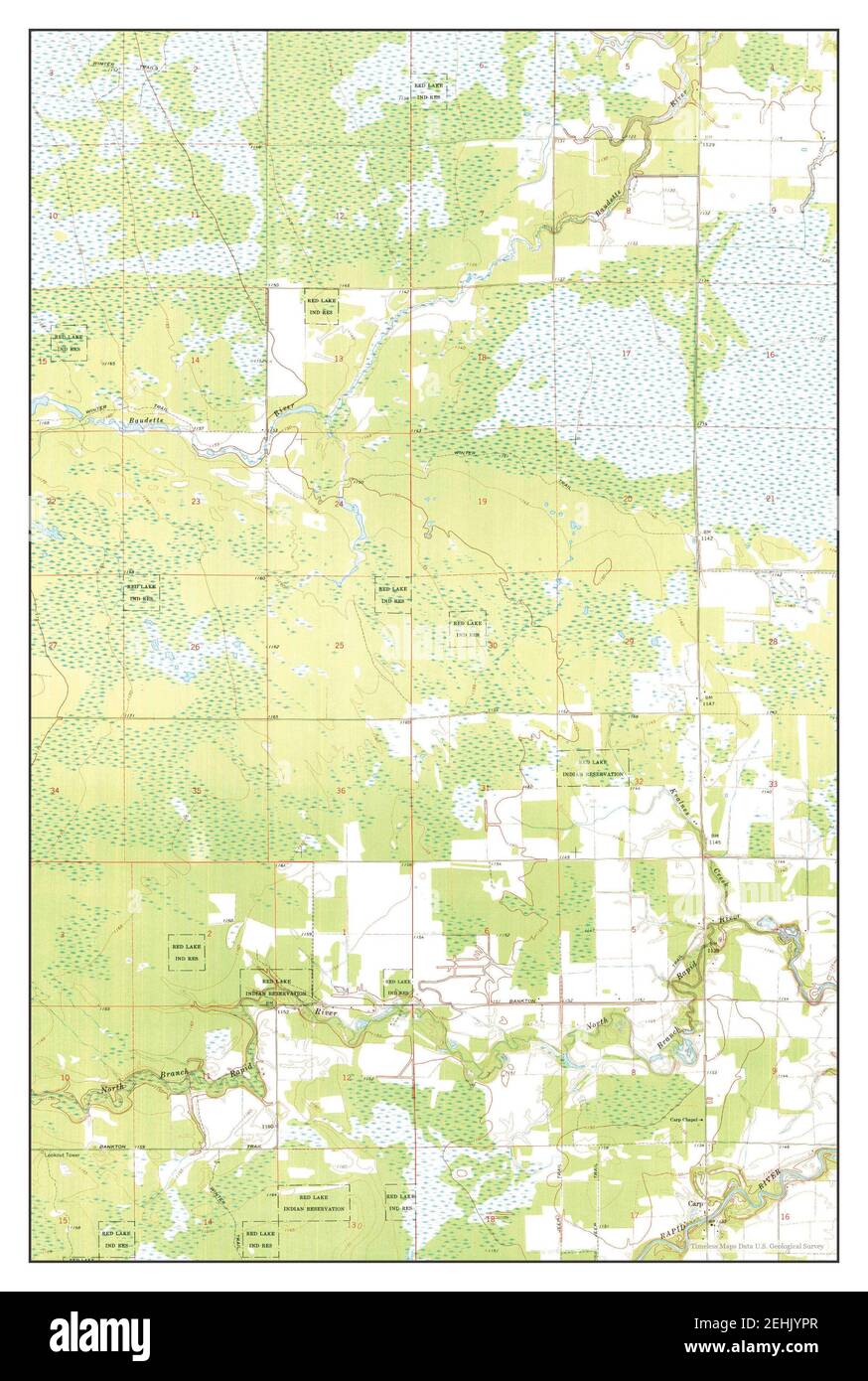 Baudette map hi-res stock photography and images - Alamy