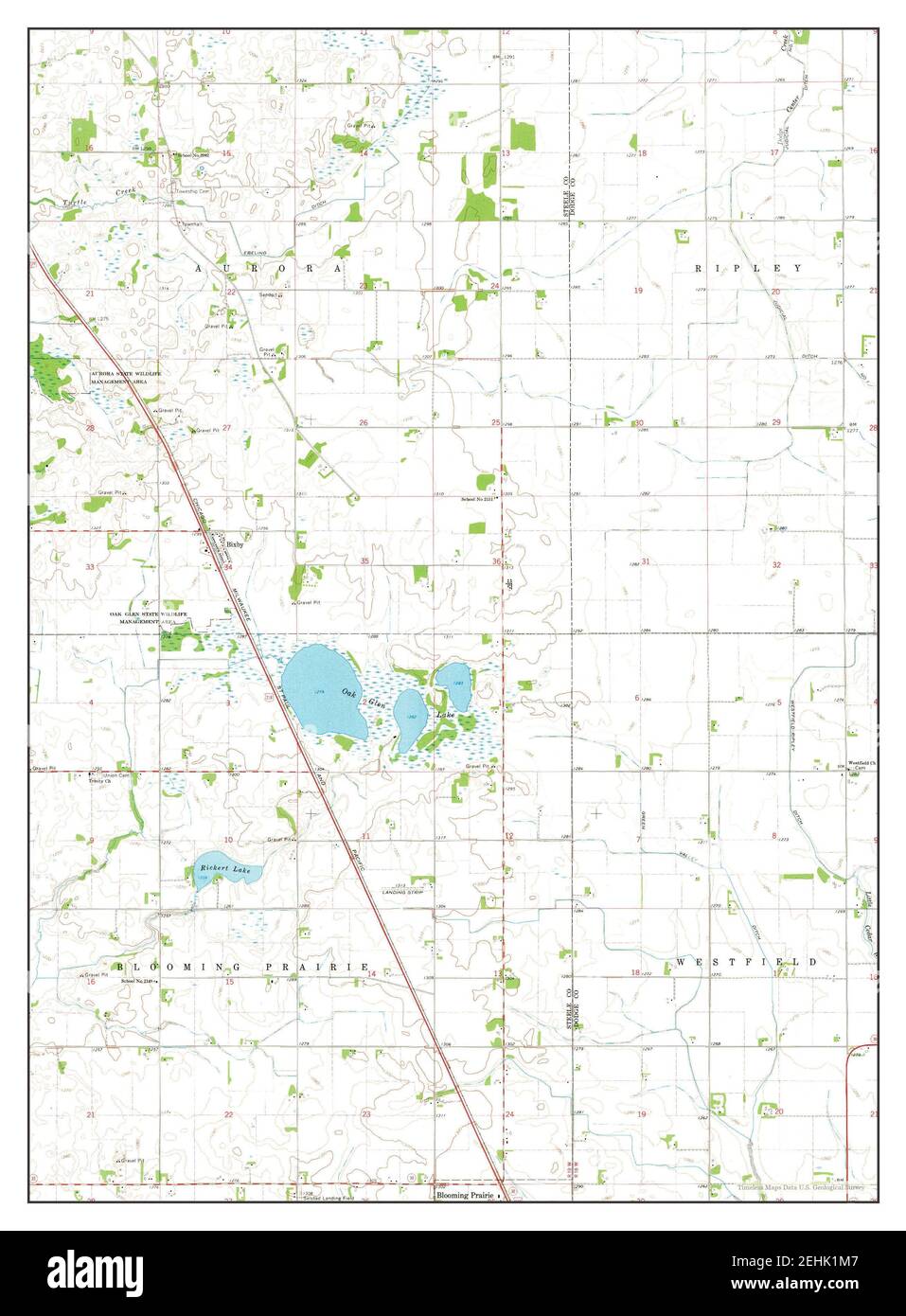 Bixby, Minnesota, map 1967, 1:24000, United States of America by ...