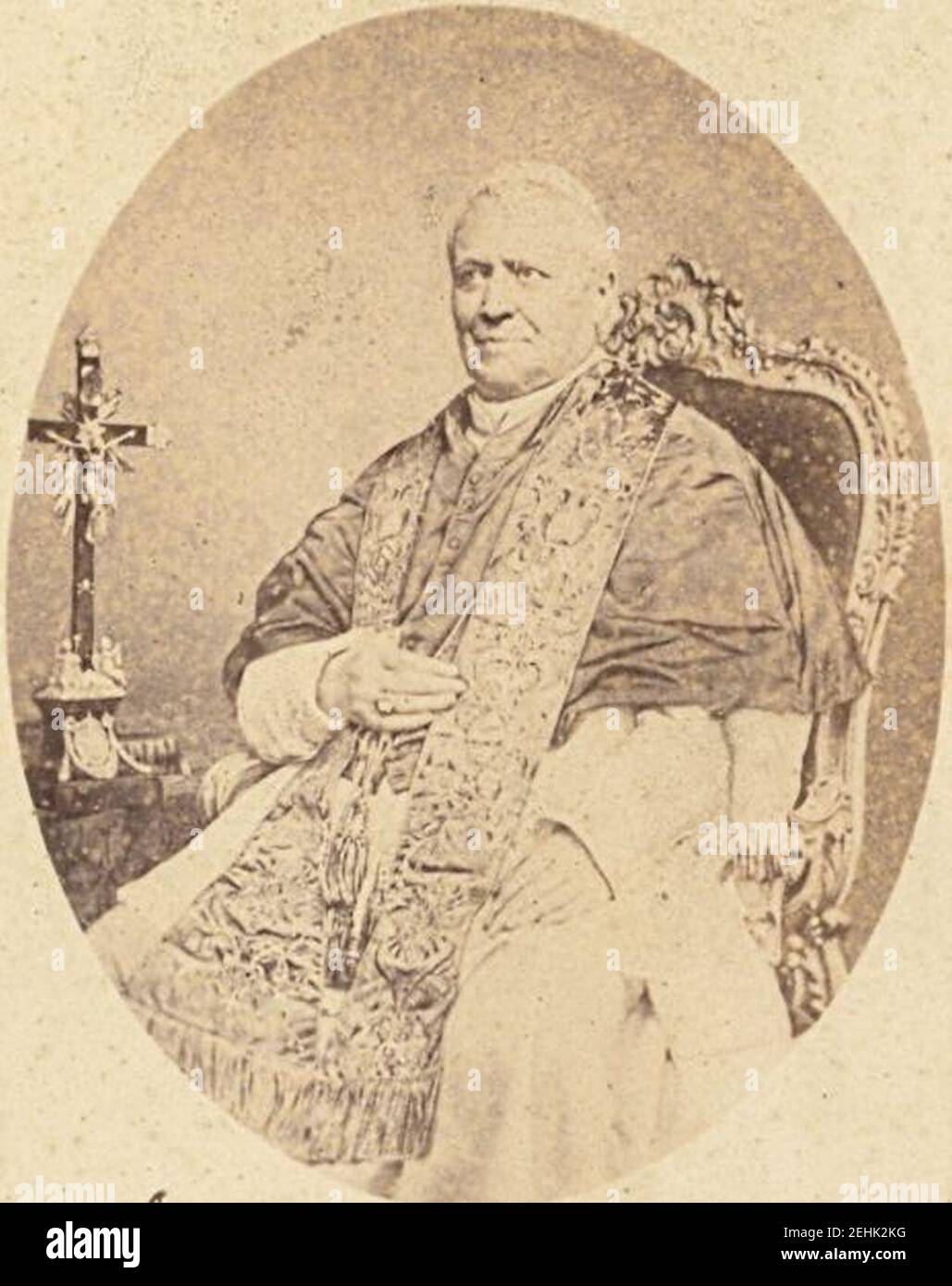 Papst Pius IX Stock Photo - Alamy