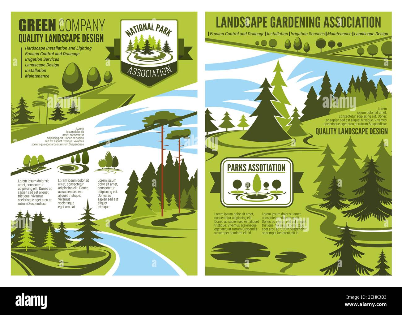 Quality landscaping Stock Vector Images - Alamy