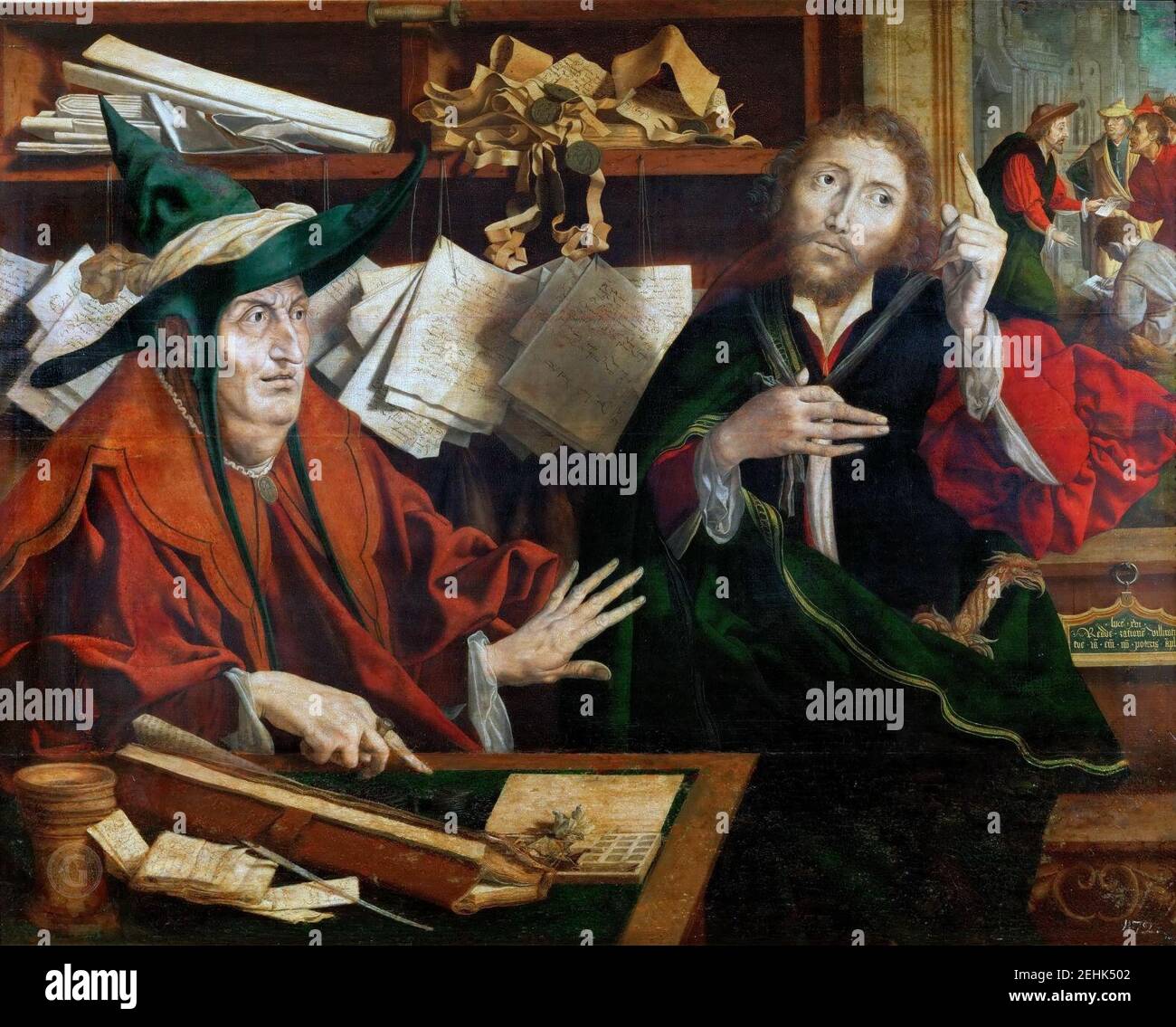 Parable of the Unjust Steward Marinus van Reymerswaele Stock Photo - Alamy