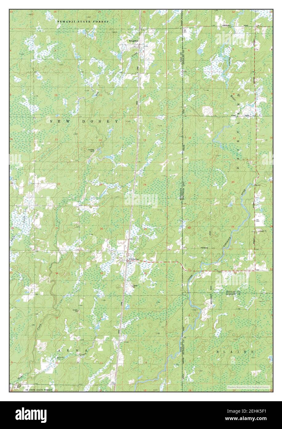 Cloverton, Minnesota, map 1983, 1:24000, United States of America by ...