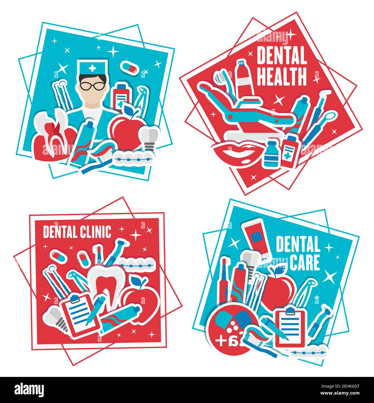 Sensitive care toothpaste Stock Vector Images - Alamy