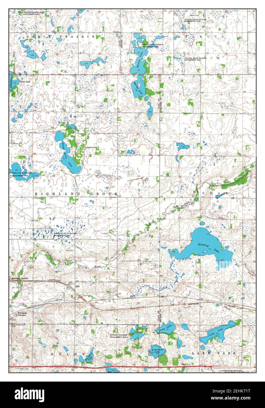 Dale, Minnesota, map 1966, 1:24000, United States of America by ...