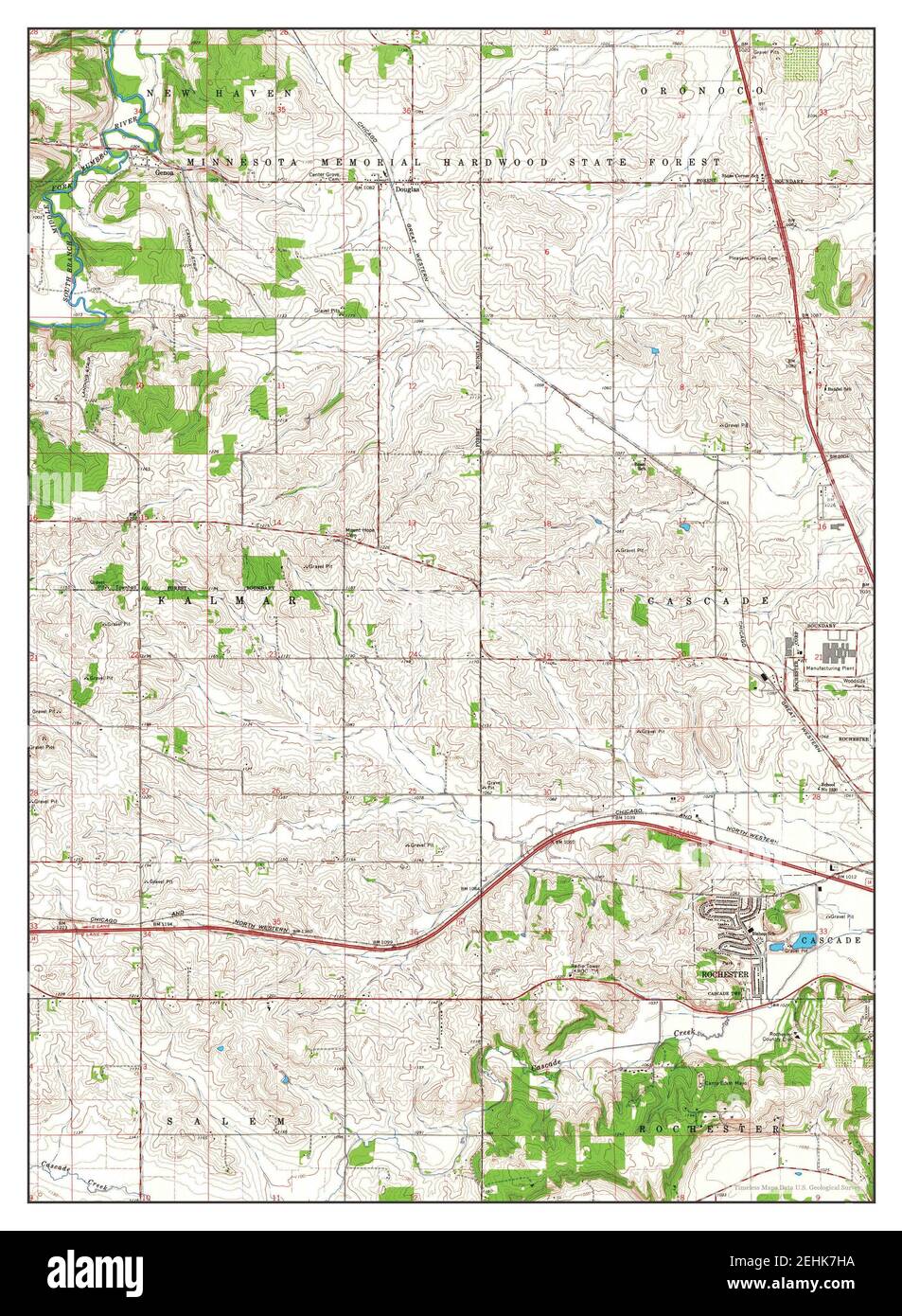 Douglas, Minnesota, map 1966, 1:24000, United States of America by ...