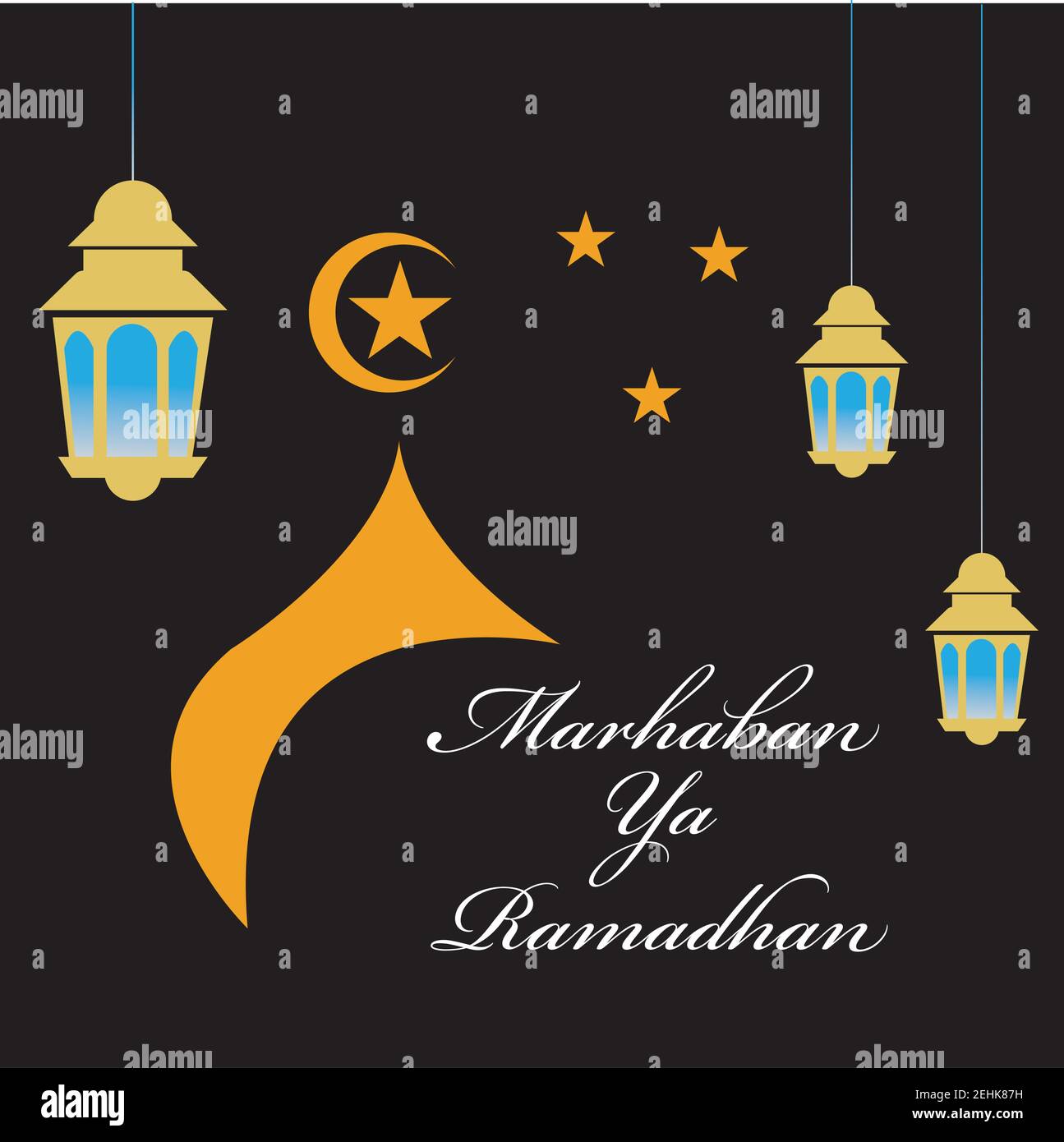 Marhaban vector vectors hi-res stock photography and images - Alamy
