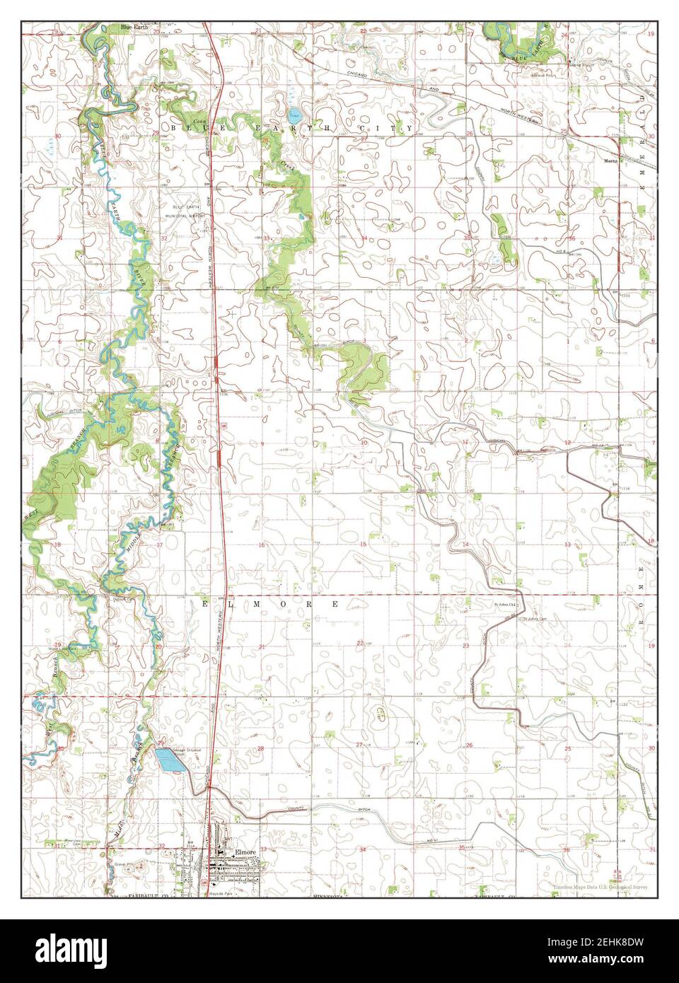 Map of elmore hi-res stock photography and images - Alamy