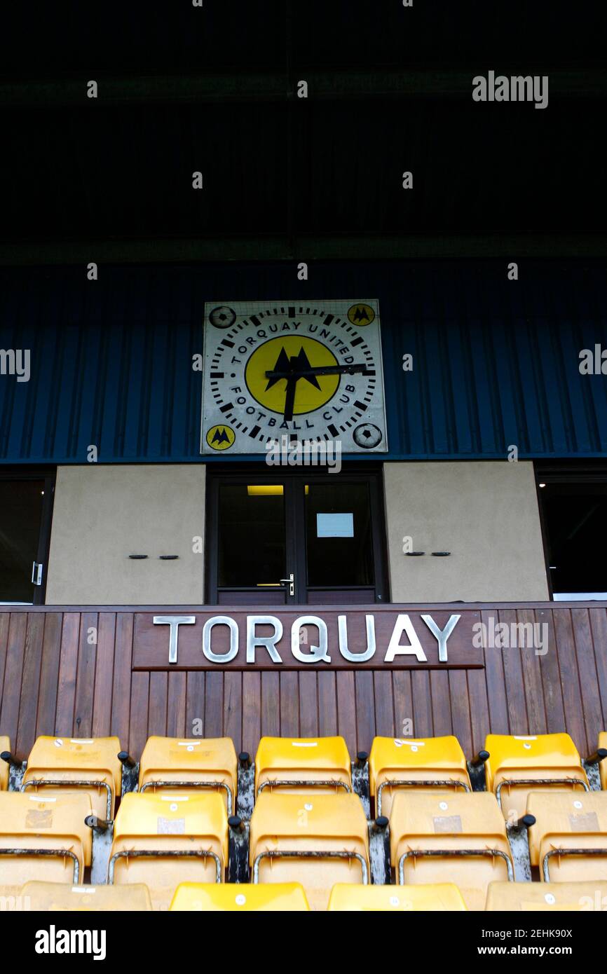 Plainmoor stadium hi-res stock photography and images - Alamy