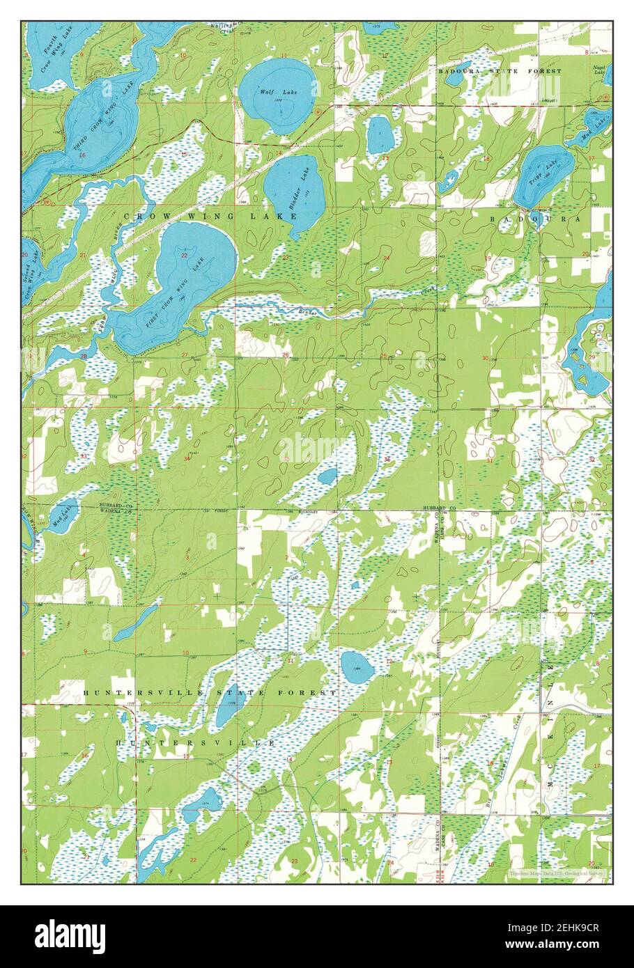 Crow Wing County Mn Map