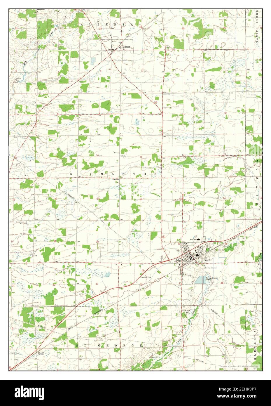 Foley, Minnesota, map 1968, 1:24000, United States of America by ...