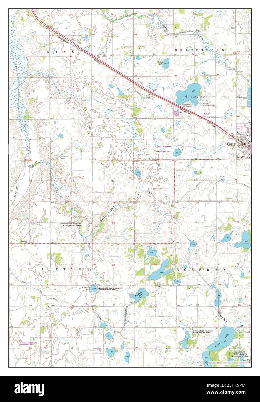 Fosston map hi-res stock photography and images - Alamy