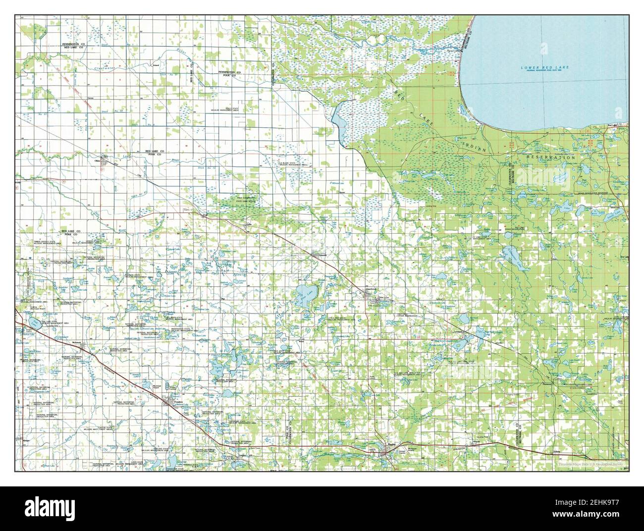 Fosston minnesota map Cut Out Stock Images & Pictures - Alamy