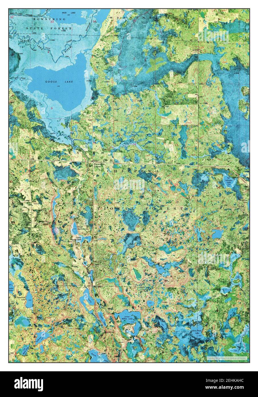 Goose Lake, Minnesota, map 1971, 1:24000, United States of America by ...