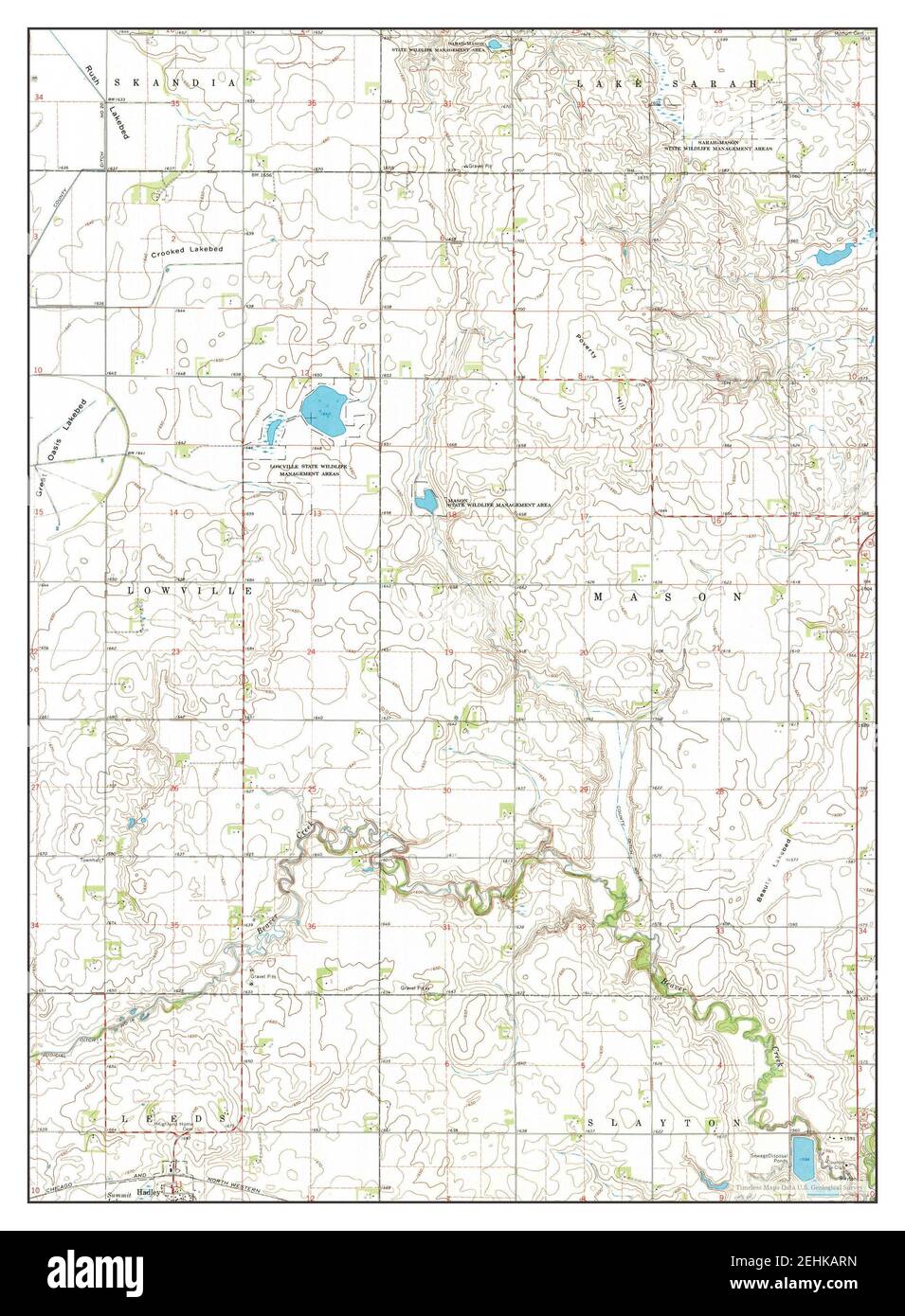 Hadley, Minnesota, map 1967, 1:24000, United States of America by ...