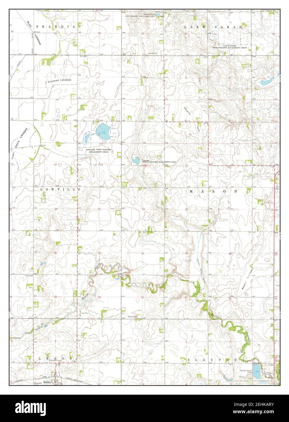 Hadley, Minnesota, map 1967, 1:24000, United States of America by ...