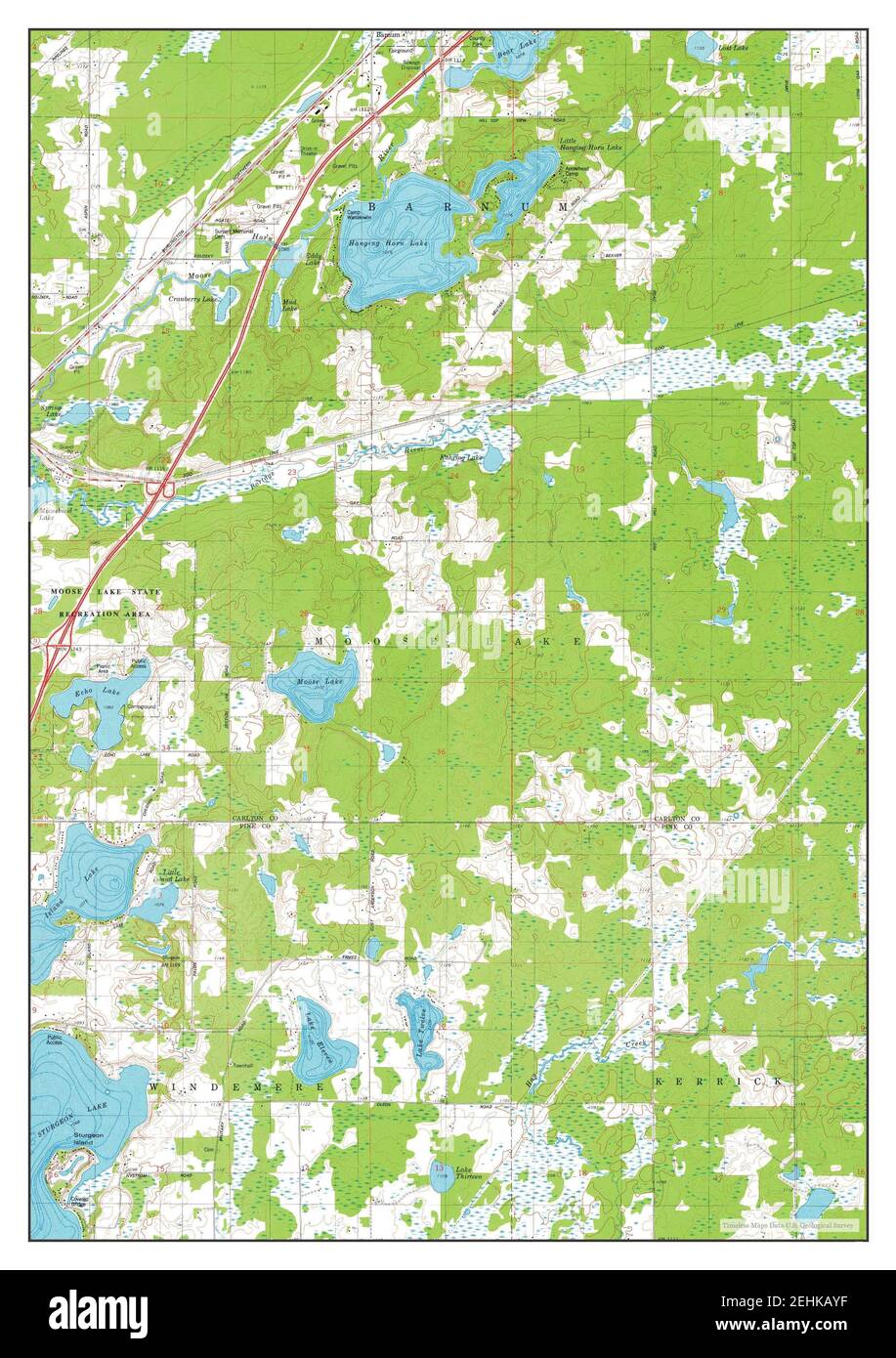 Horn lake map hi-res stock photography and images - Alamy