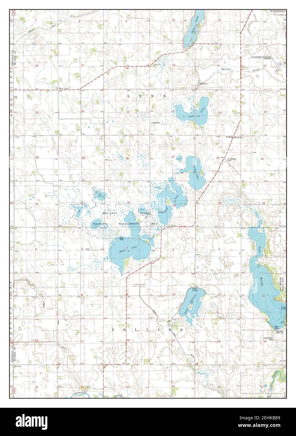 Heatwole, Minnesota, map 1982, 1:24000, United States of America by ...