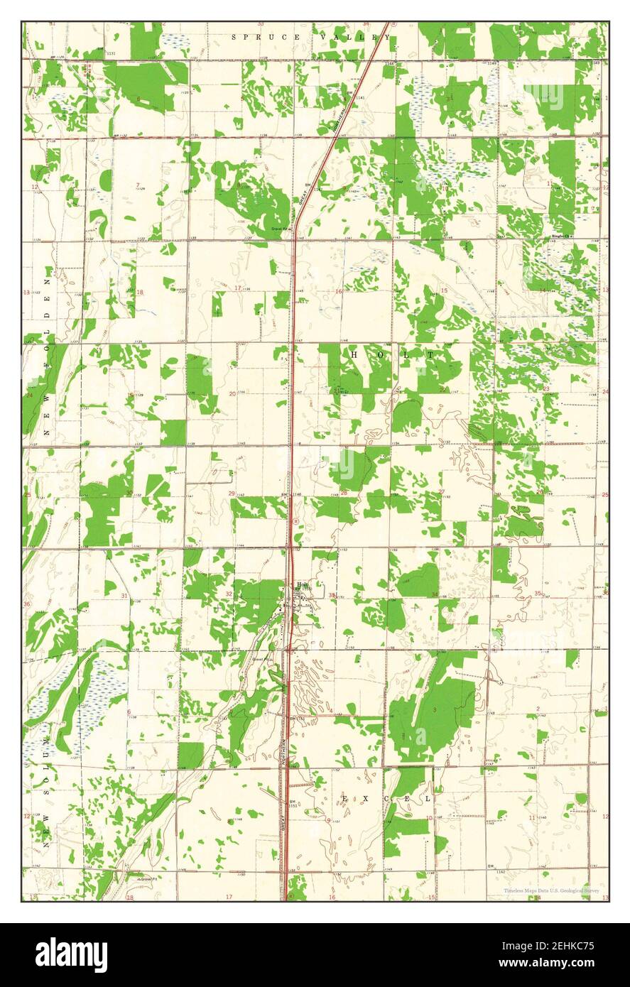 Holt minnesota map hi-res stock photography and images - Alamy