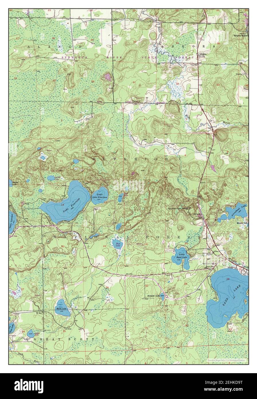 Idington, Minnesota, map 1952, 1:24000, United States of America by ...