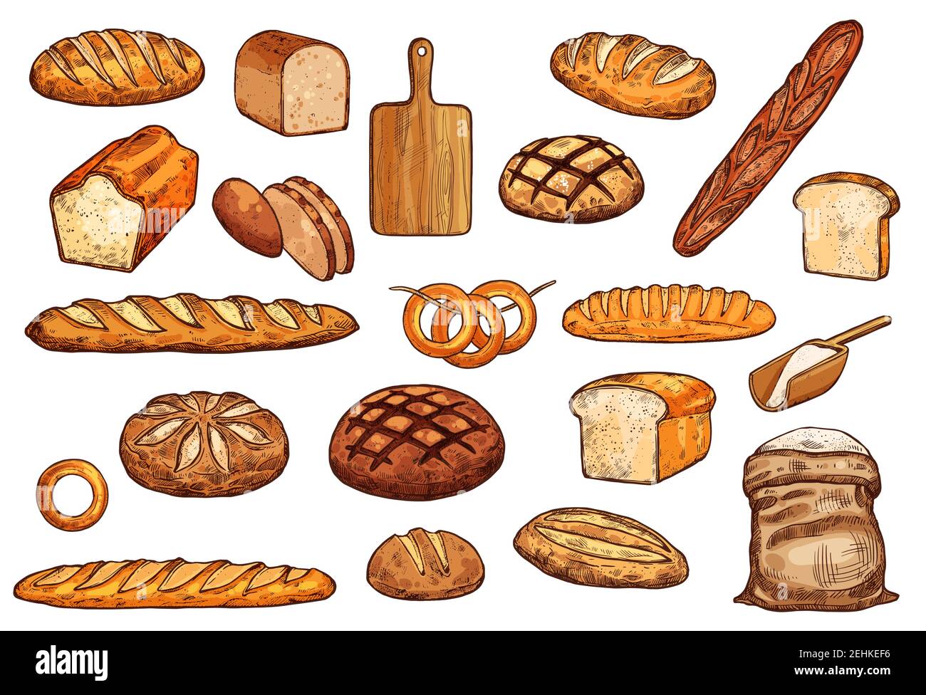 Wheat And Bread Clip Art