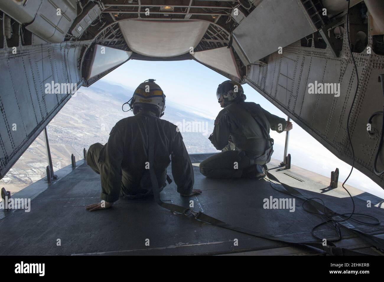 Parachute jump training 130925 Stock Photo - Alamy