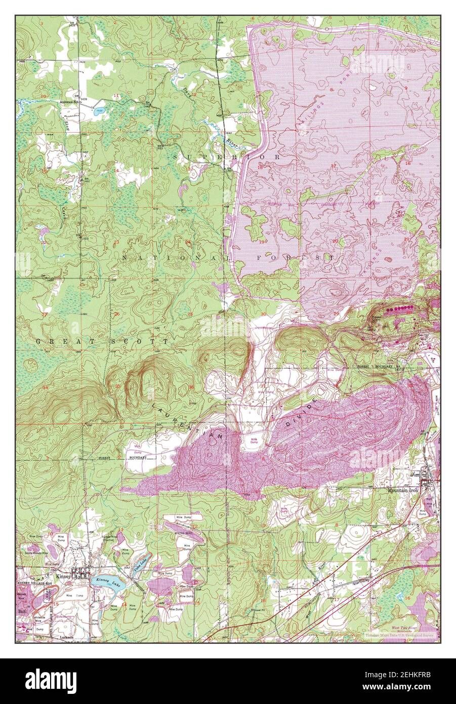 Map of kinney hi-res stock photography and images - Alamy