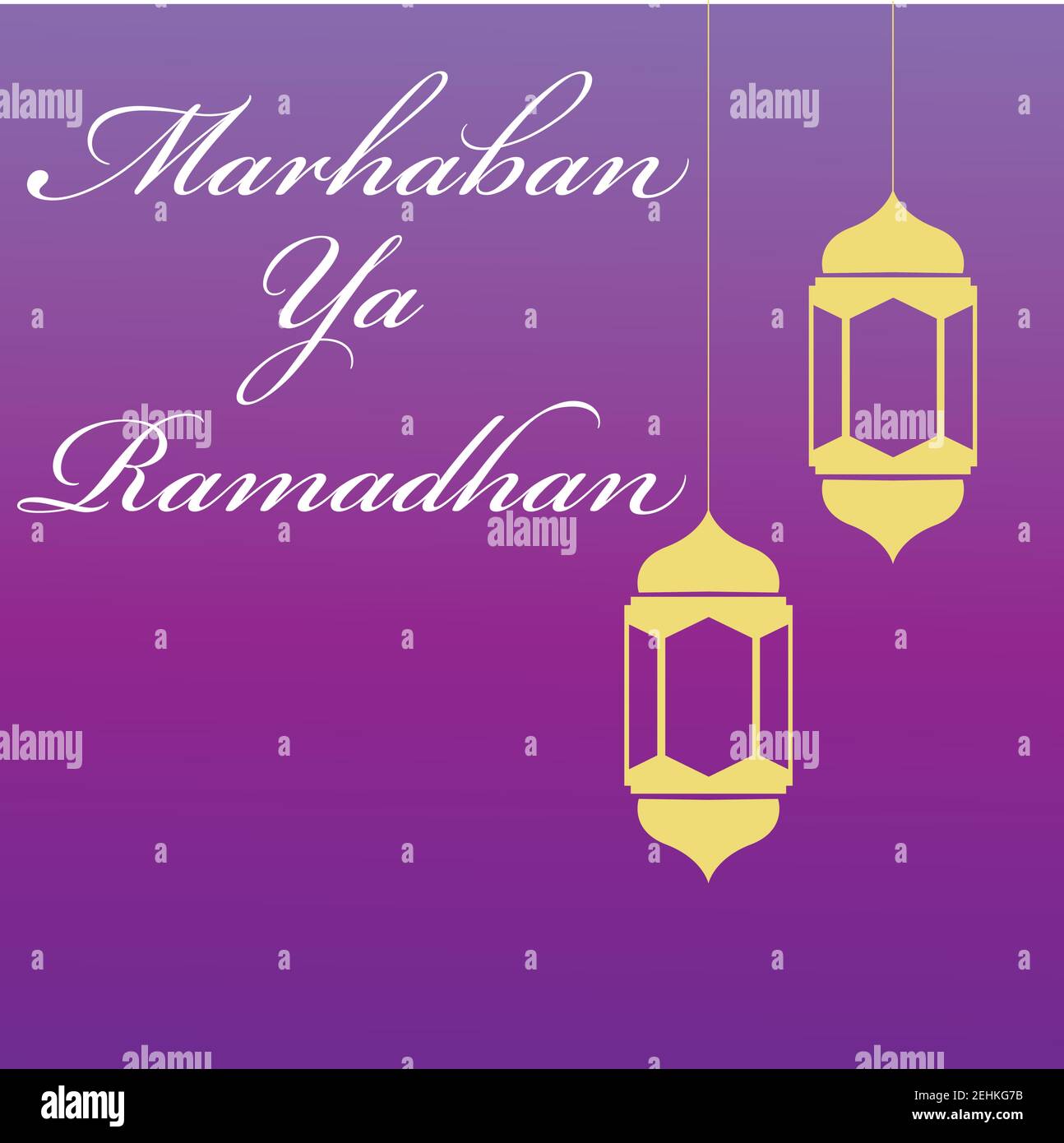 Marhaban vector vectors hi-res stock photography and images - Alamy