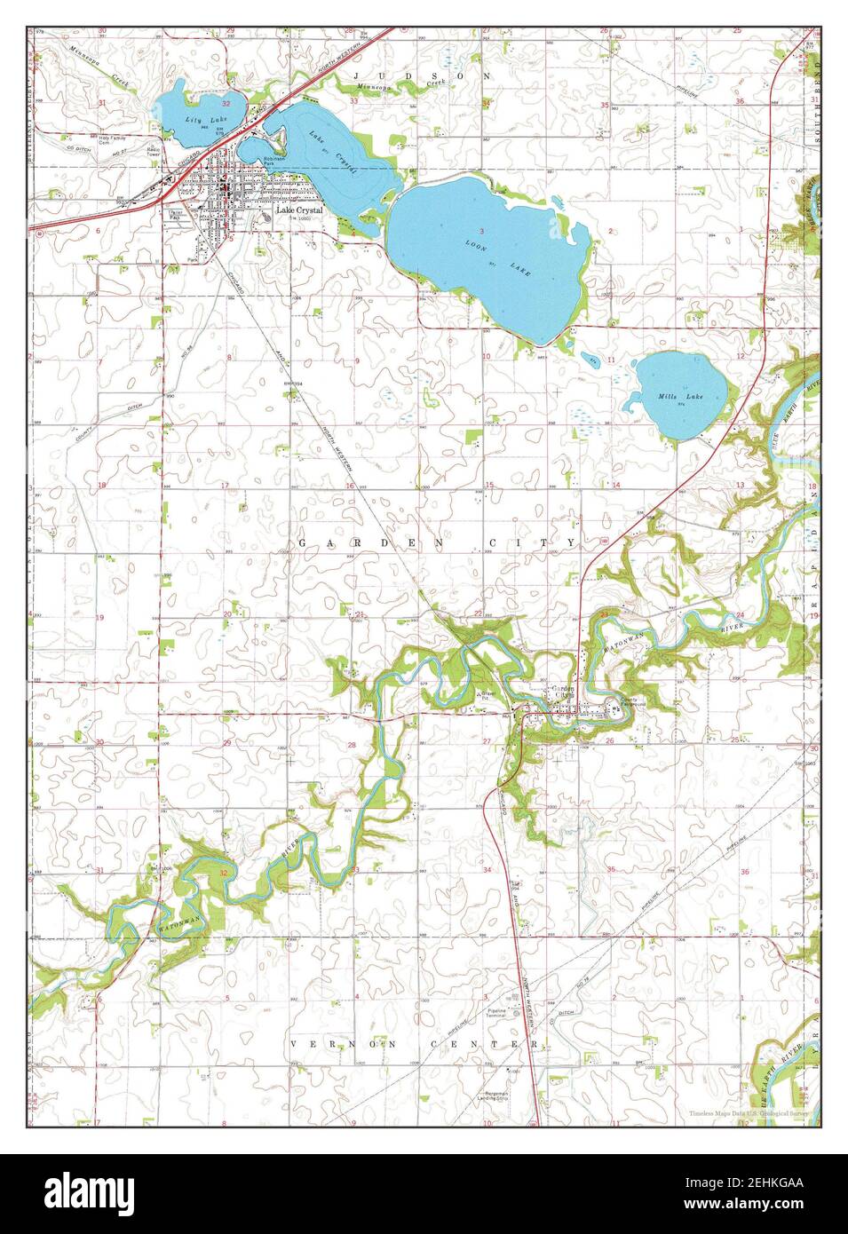 Crystal minnesota map Cut Out Stock Images & Pictures - Alamy