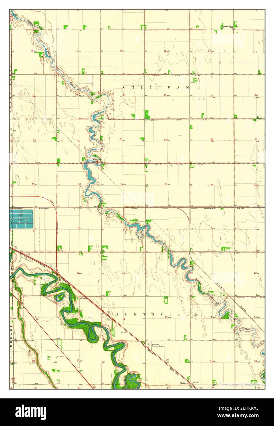 Mallory, Minnesota, map 1963, 1:24000, United States of America by ...