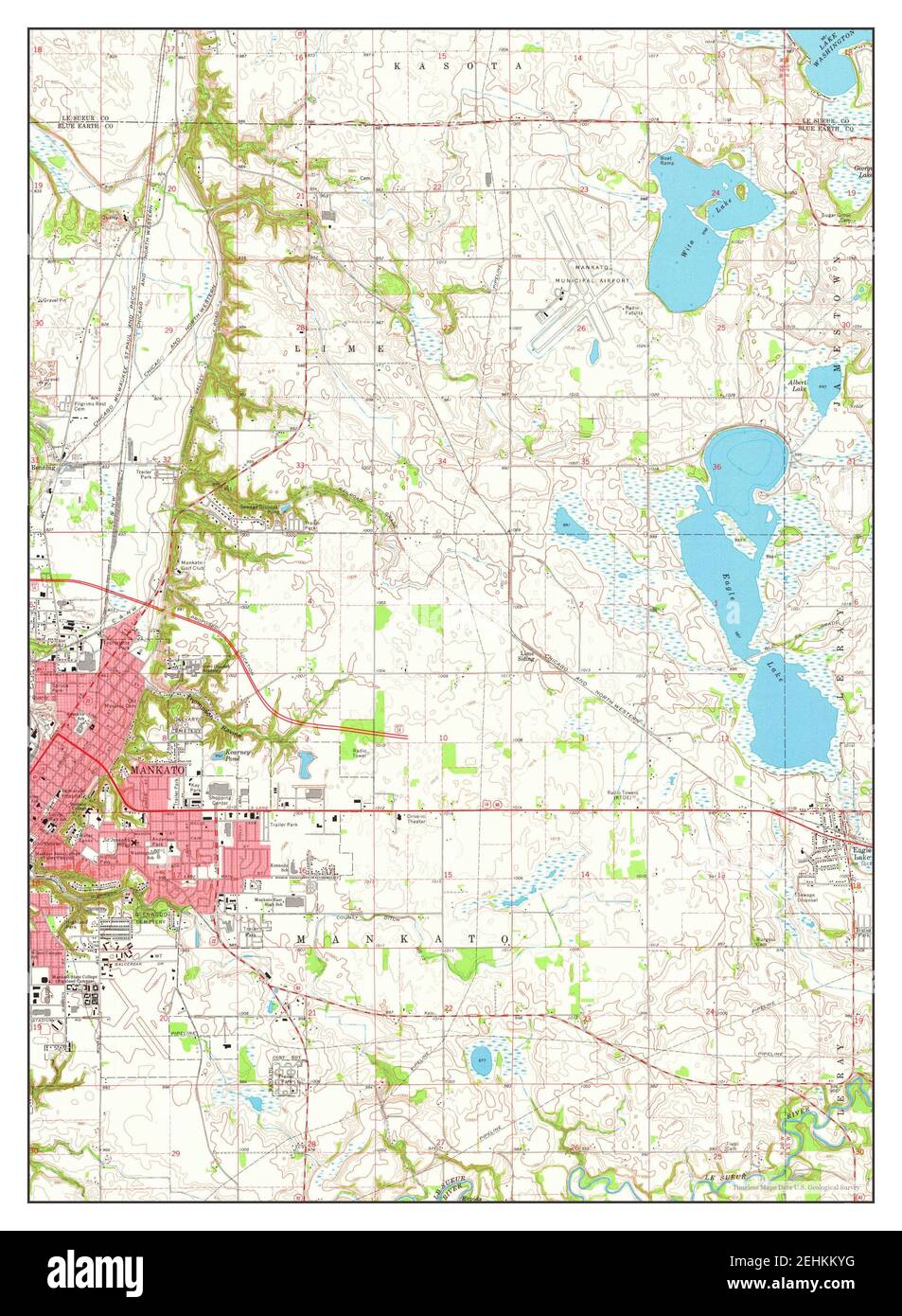 Map of mankato hi-res stock photography and images - Alamy