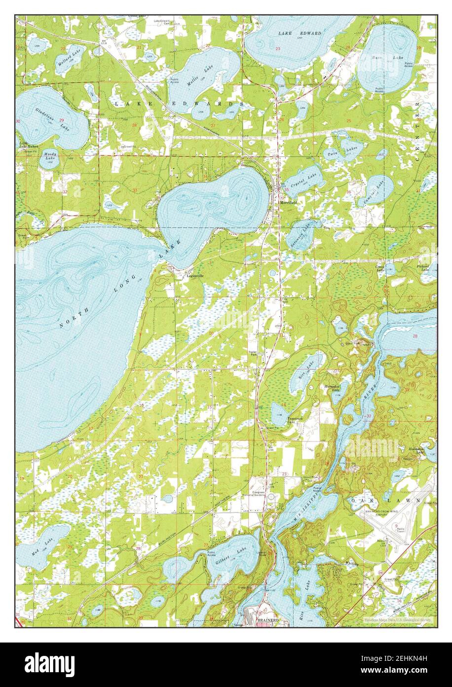 Merrifield, Minnesota, map 1973, 1:24000, United States of America by ...