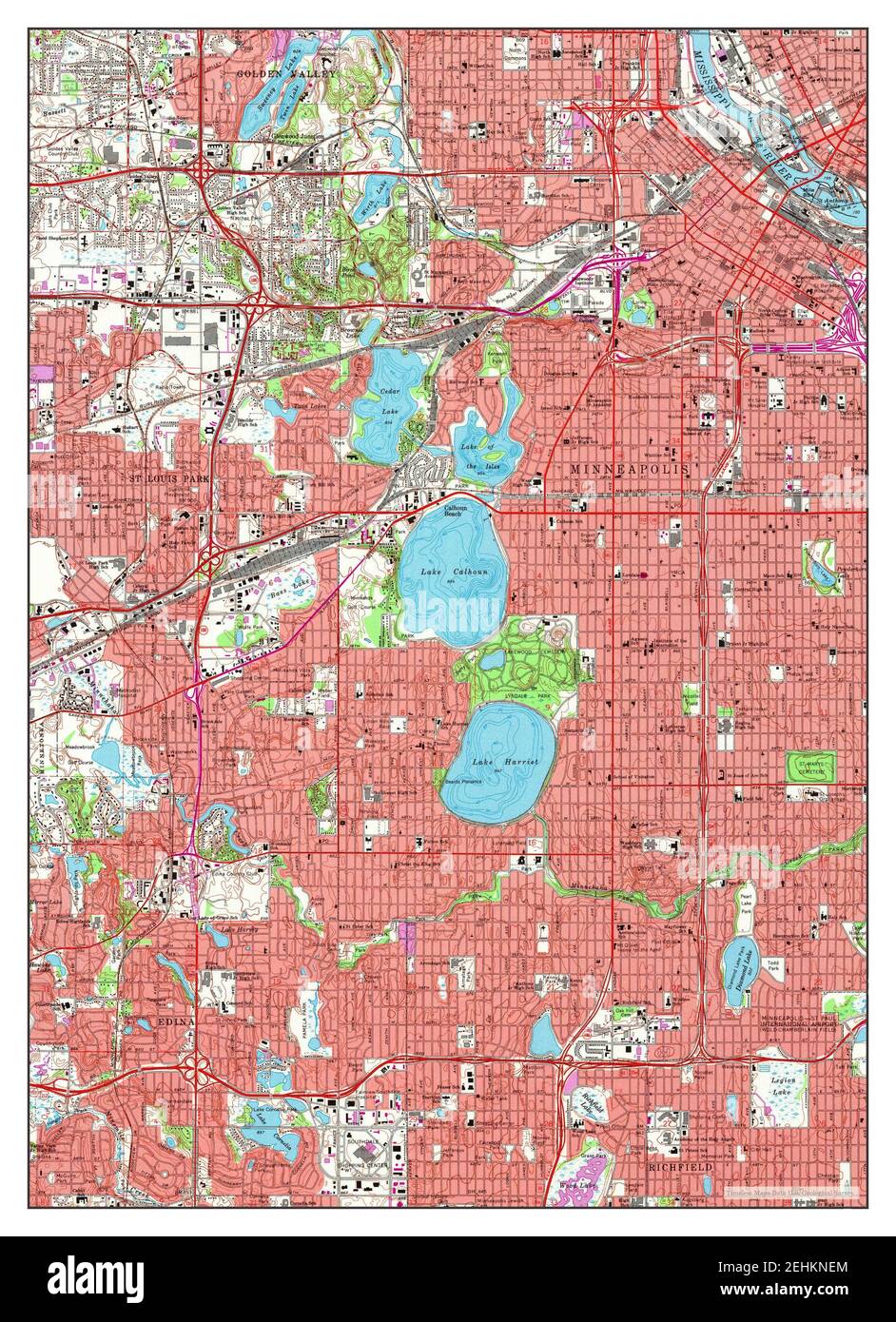 Old map of minneapolis hi-res stock photography and images - Alamy