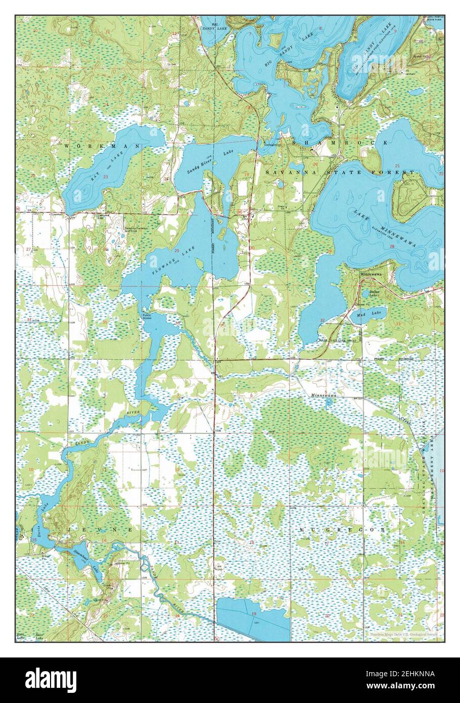 Minnewawa, Minnesota, map 1970, 1:24000, United States of America by ...