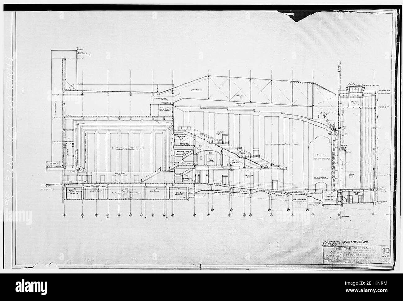 Paramount longitudinal section Stock Photo - Alamy