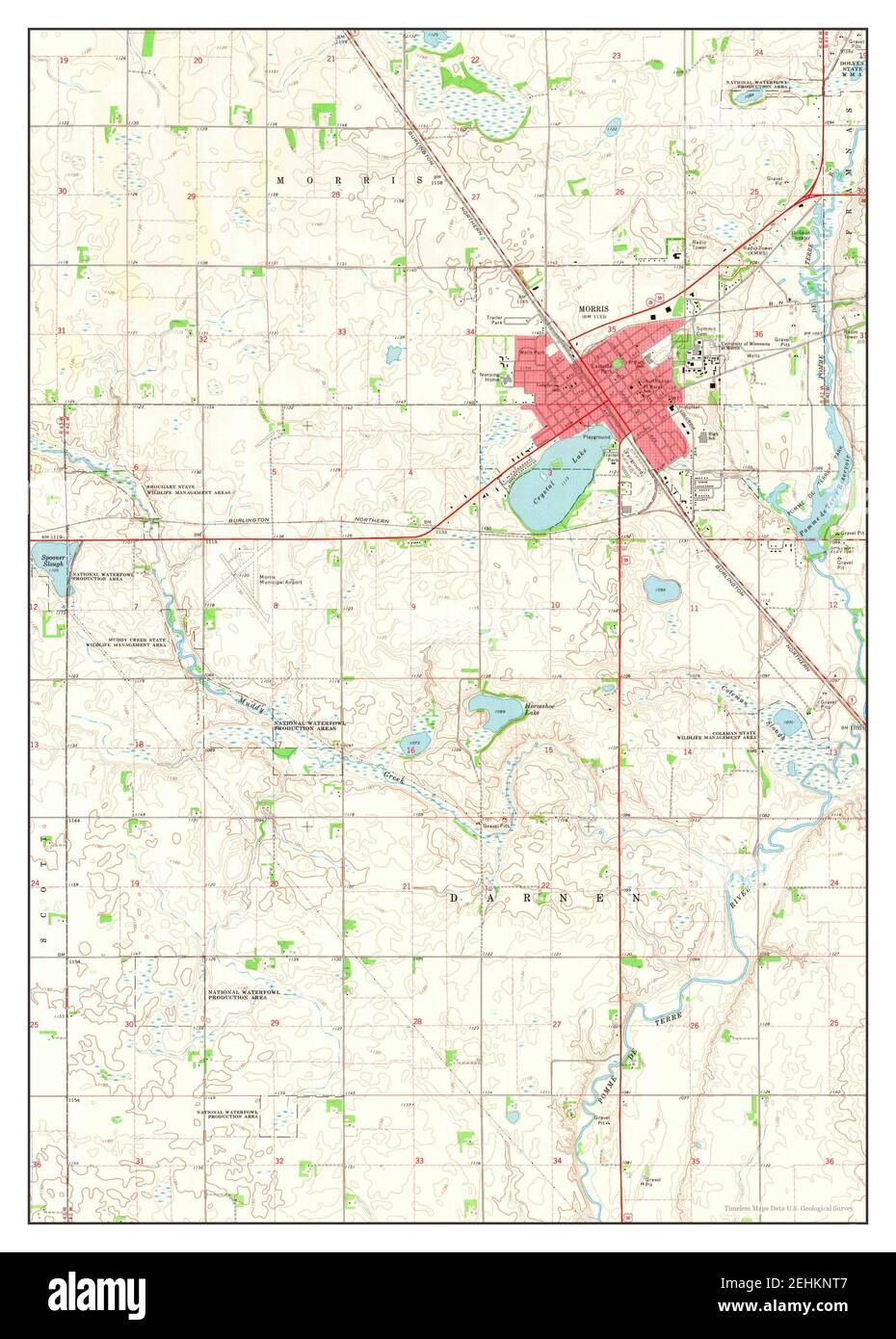 Morris, Minnesota, map 1973, 1:24000, United States of America by ...