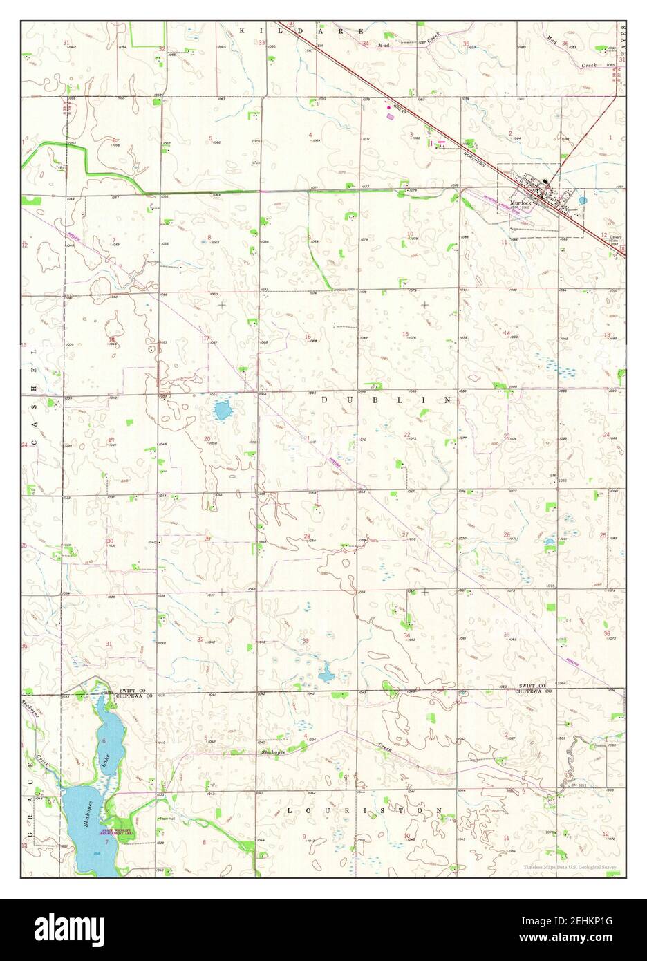 Murdock, Minnesota, map 1958, 1:24000, United States of America by ...