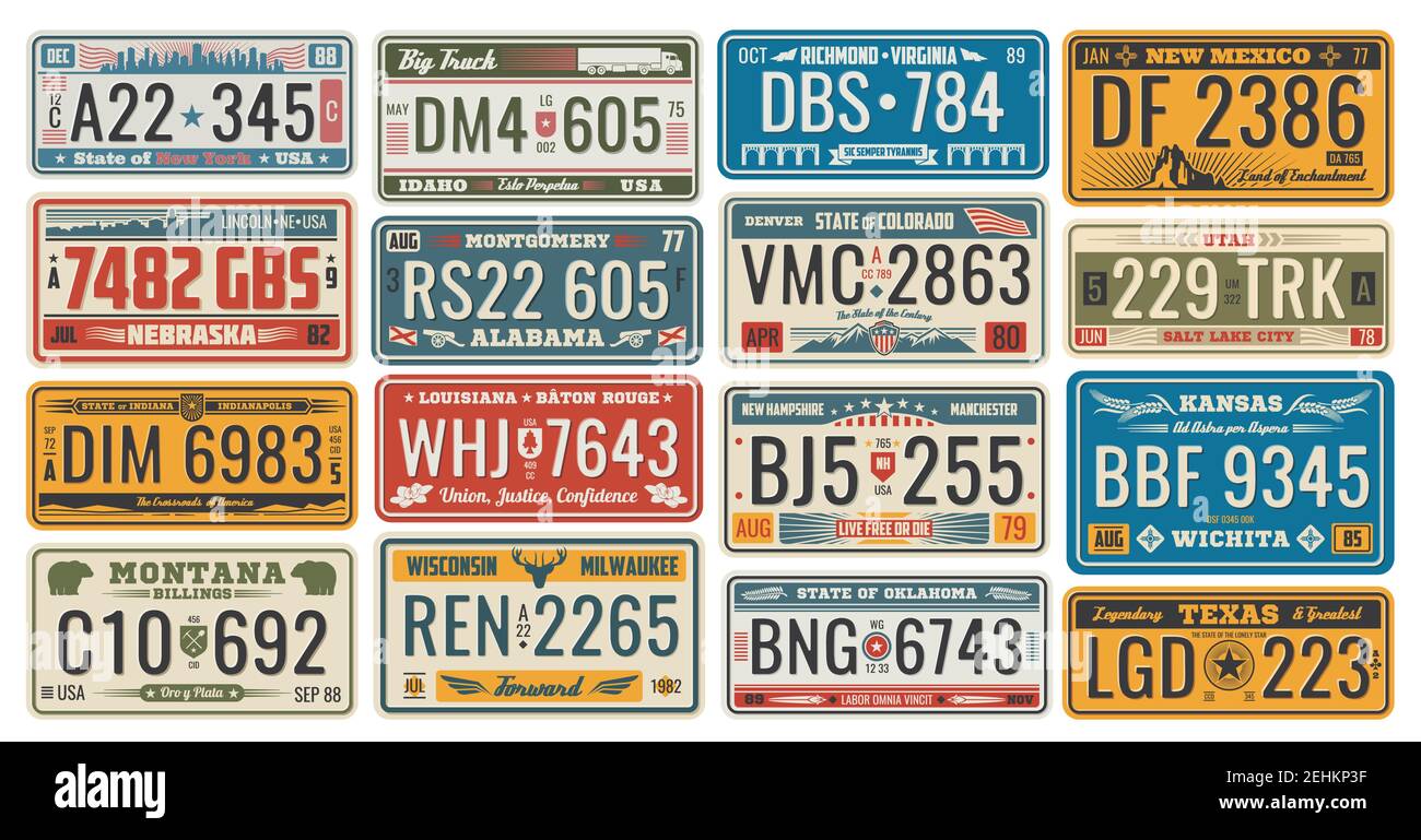 Montana license plates hi-res stock photography and images - Alamy