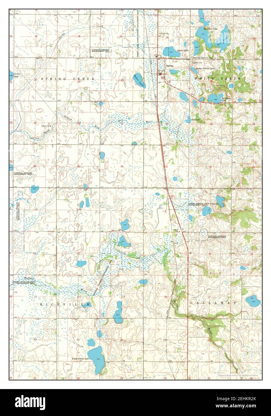 Ogema minnesota map hi-res stock photography and images - Alamy