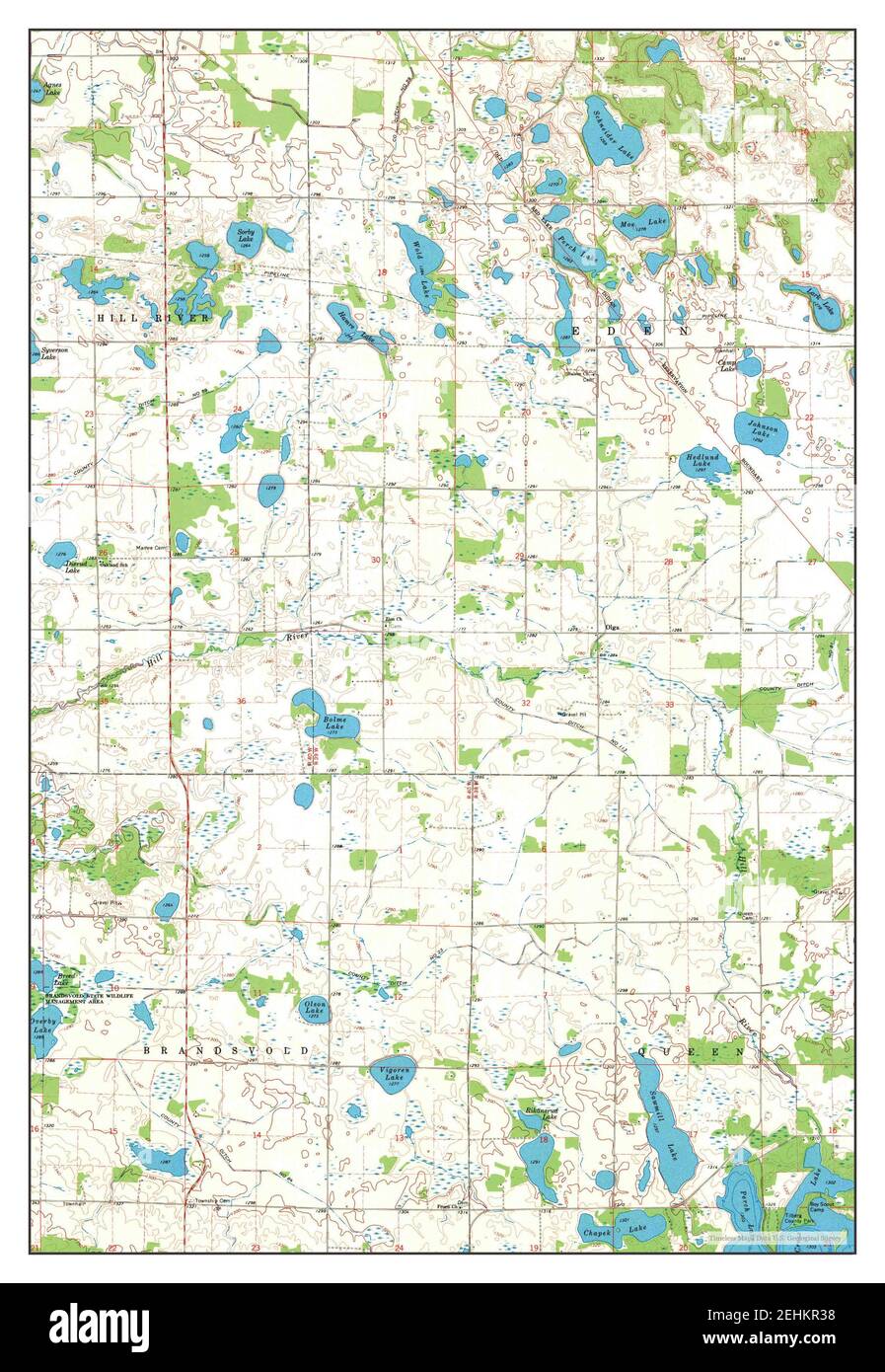 Olga, Minnesota, map 1969, 1:24000, United States of America by ...
