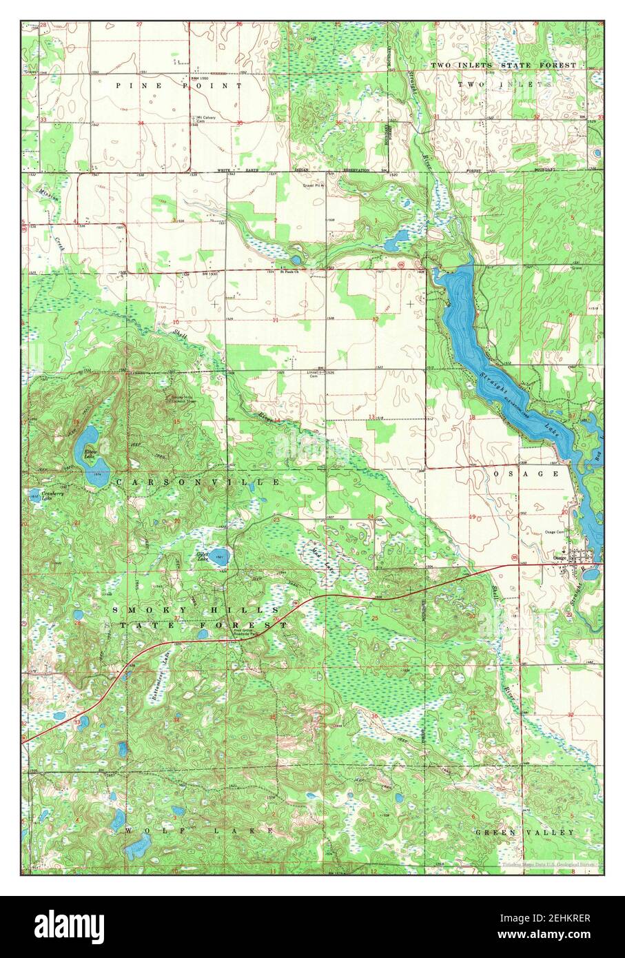 Osage map hi-res stock photography and images - Alamy