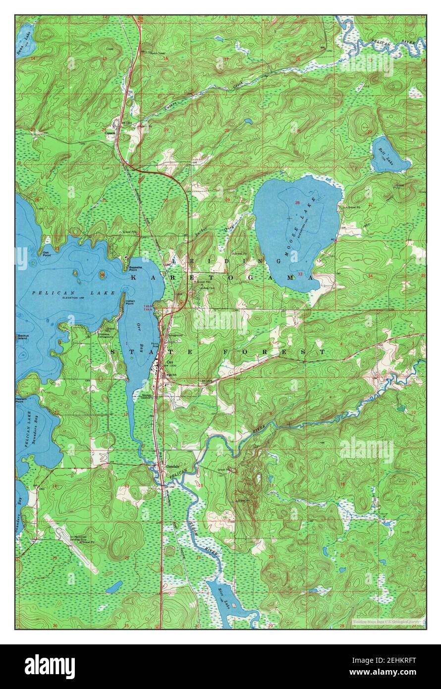Orr, Minnesota, map 1969, 1:24000, United States of America by Timeless ...