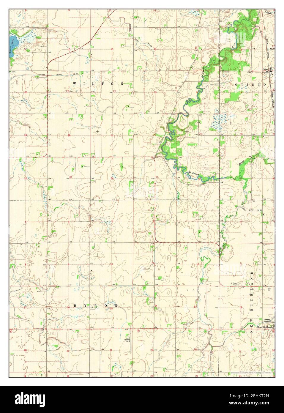 Otisco, Minnesota, map 1967, 1:24000, United States of America by ...